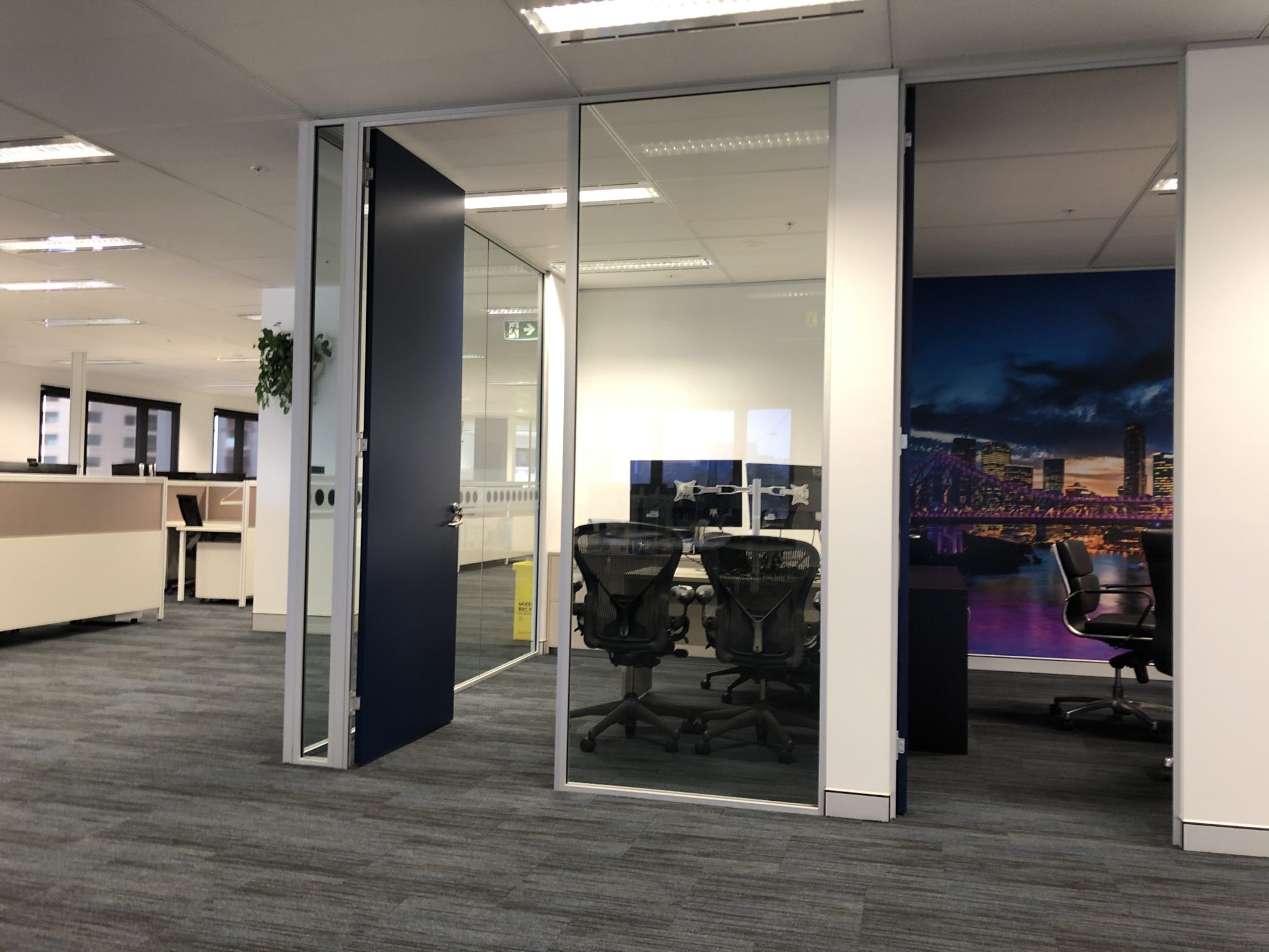 Sliding Office Doors | Glass and Timber